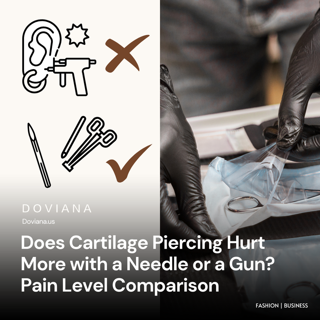 Does Cartilage Piercing Hurt More with a Needle or a Gun? Pain Level ...