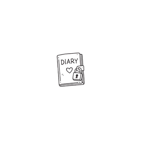 Locked Diary - A Symbol of Secrets & Self-Reflection – Doviana
